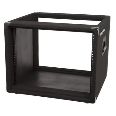 Sound Town DIY 12U Studio Rack with Furniture Grade Walnut Laminate ...