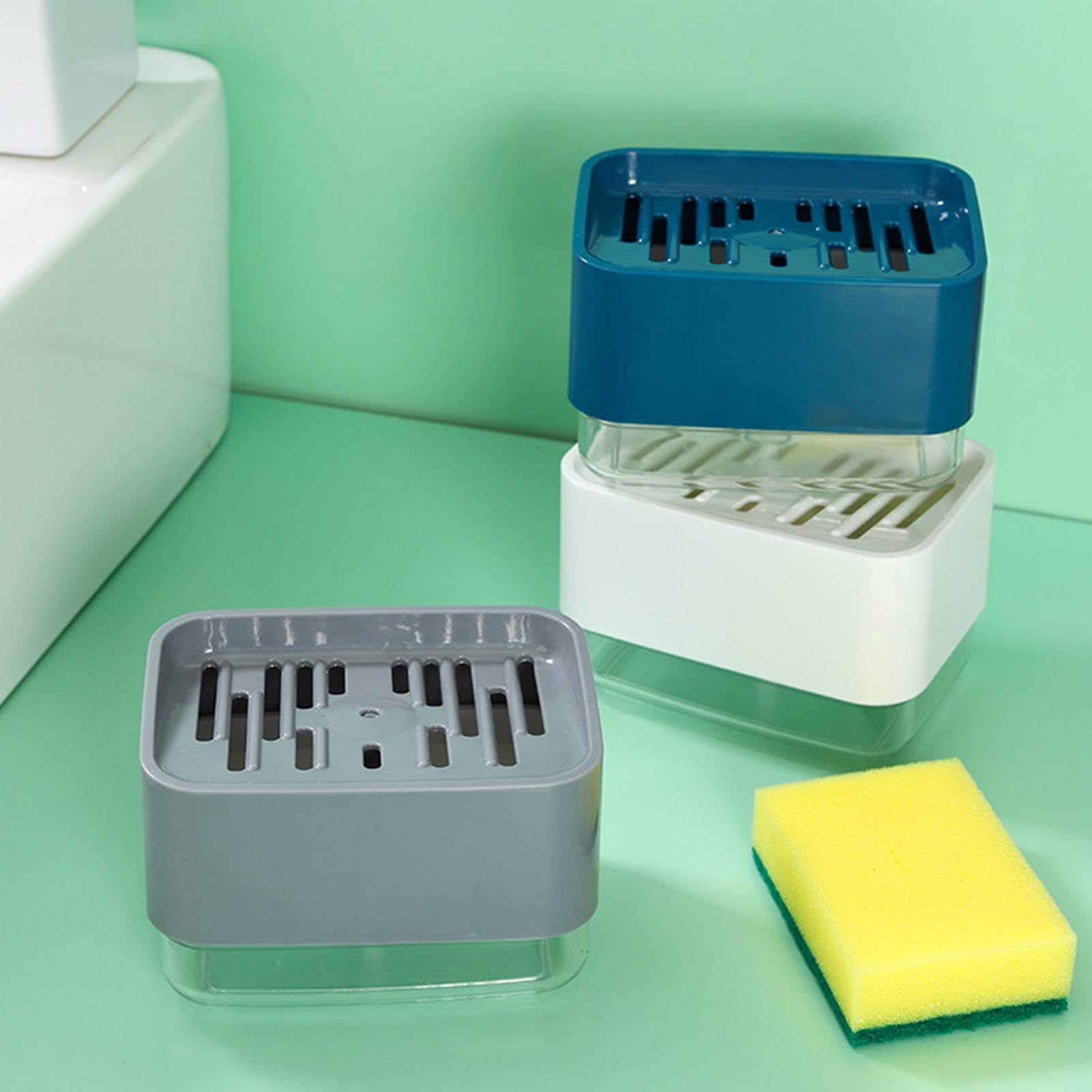 Dream Lifestyle Soap Dispenser, 2 in 1 Portable Soap Dispenser with ...