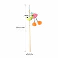 Animal Themed Cat Wand with Chewable Tips, Durable Teaser with ...