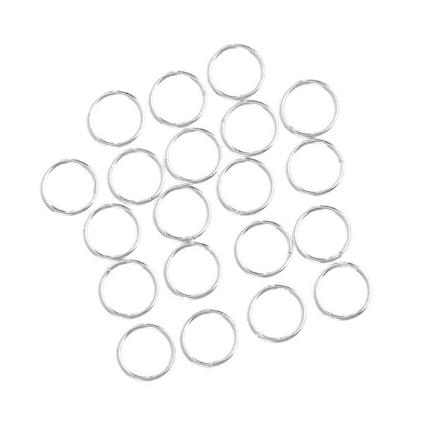 20 Pieces Plated Closed Jump Rings Jewelry Making Findings Connectors ...