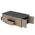 Churanty Lift Top Coffee Table with Storage Drawers Convertible Coffee ...