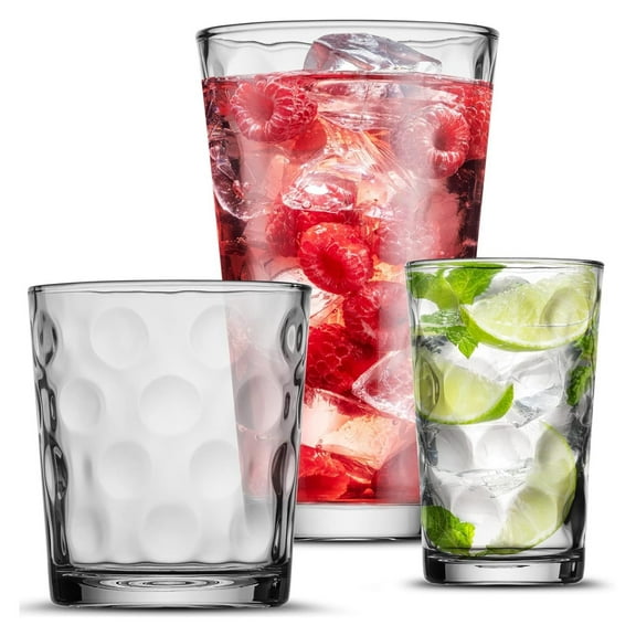 15 oz Tall Beverage Drinking Glass Highball Tumbler Gift Loon Swimming ...