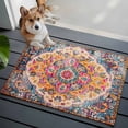 Area Rug 2x3ft Retro Medieval Turkish Tattoos Area Rugs Washable Low ...