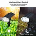 2Pcs Solar Spotlight Outdoor Waterproof Ip67 For Yard Patio Garden ...