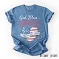 CLOTEX Vintage God Bless America 250th Tee, Patriotic Heart Flag ...