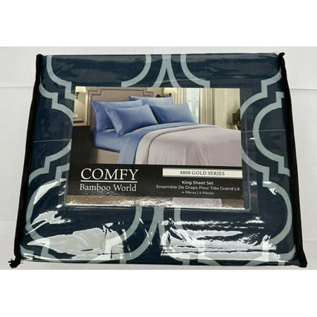 Comfy Bamboo World 8800 Gold Series KING Sheet Set (4 Pieces) - Walmart.ca