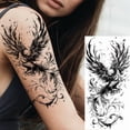 1 Sheet Realistic Flying Phoenix Dragon Temporary For Men Women Adults ...