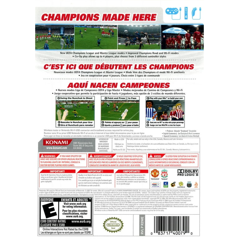 Pro evolution soccer 2009 wii store
