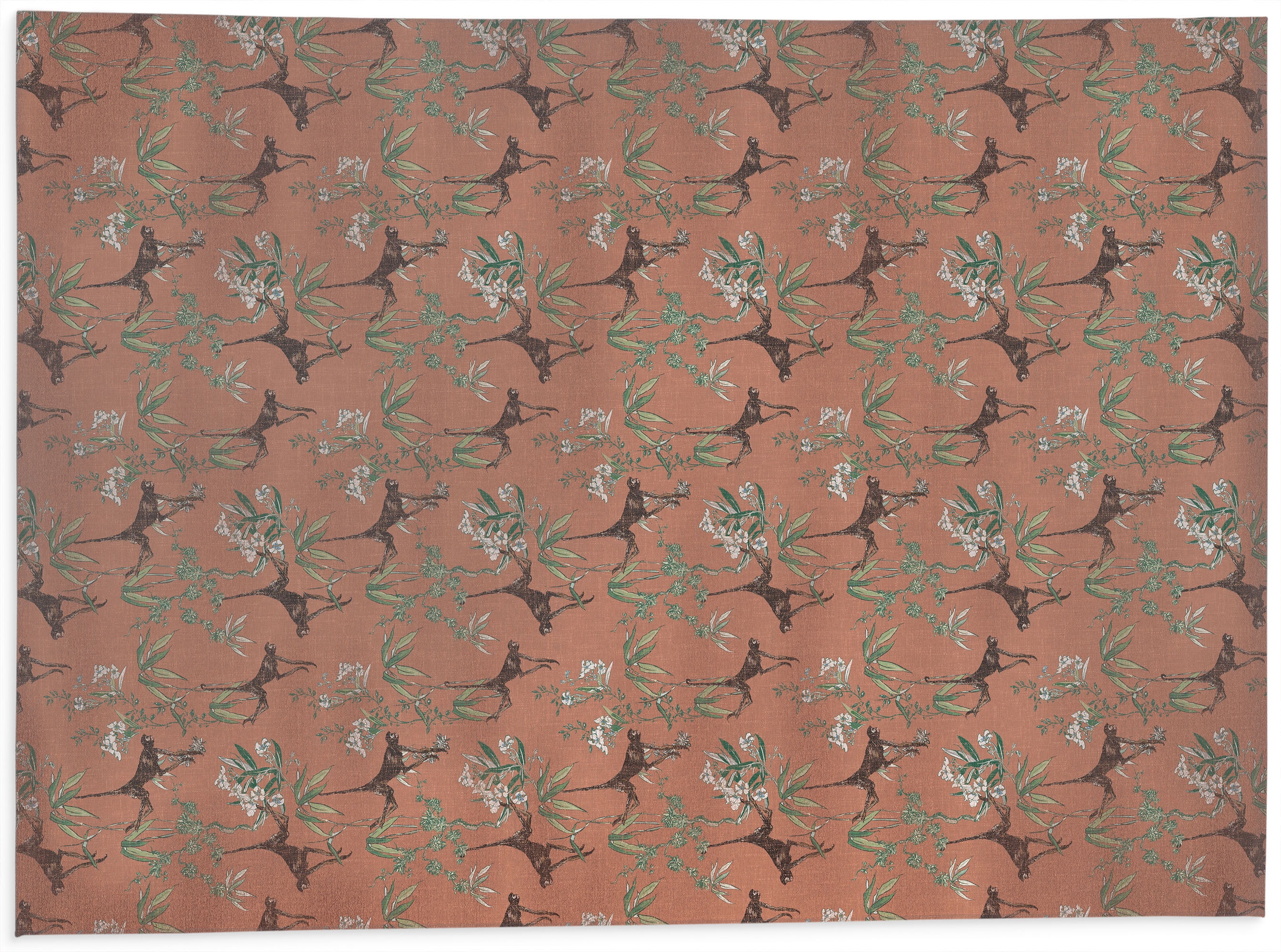 Hangin Out Terracotta Office Mat by Kavka Designs - Walmart.com