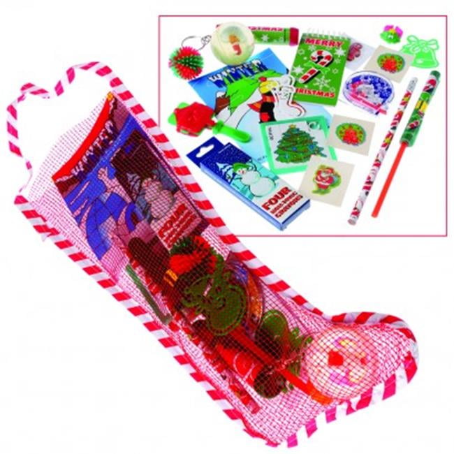 USToy XM30X13 12 in. Filled Christmas Stocking Bag, 13 Per Pack - Pack ...
