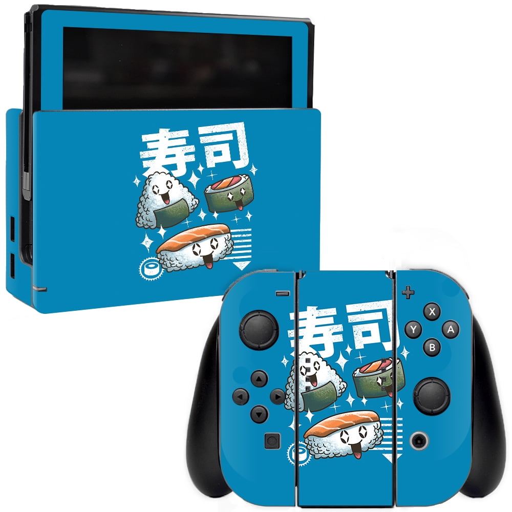 Skin Decal Wrap Compatible With Nintendo Switch Sticker Design Sushi ...