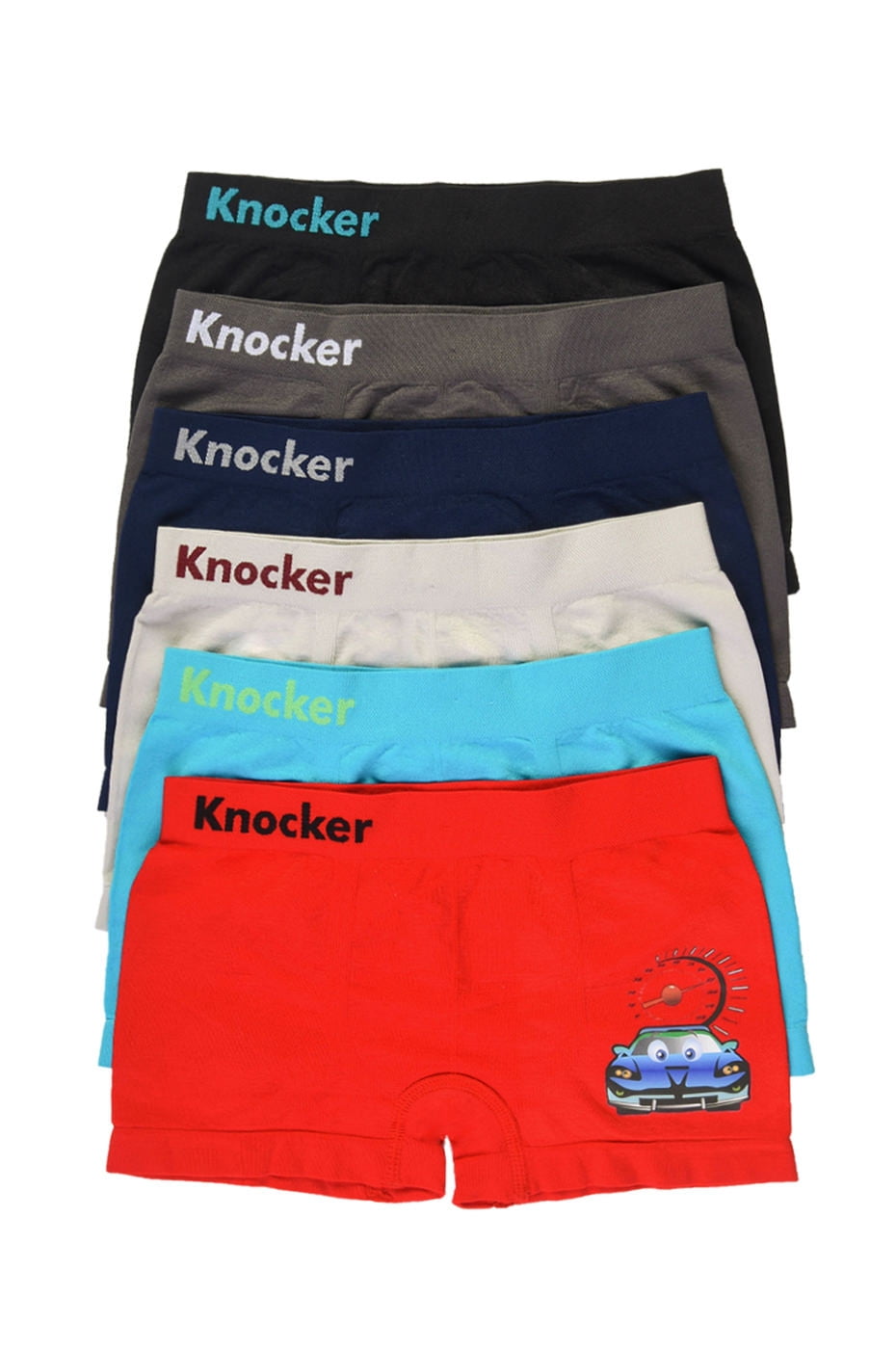 TheLovely Boys Underwear, 6 Pack Seamless Boxer Briefs (Little Boys ...