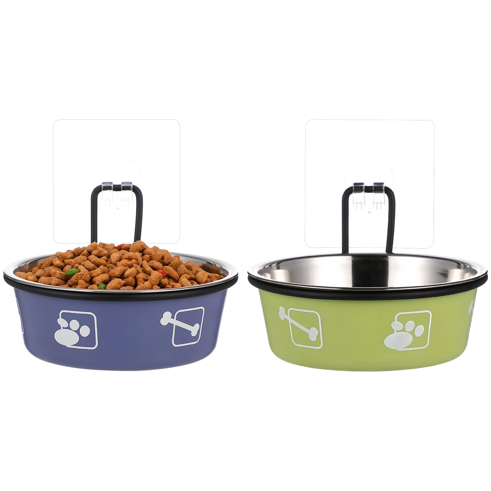Click here for Etereauty 2pcs Raised Cat Bowls Stainless Steel Ca... prices