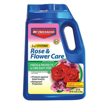 Bayer Advanced 701110A All-In-One Rose & Flower Care, 4 lb. Fertilizer ...