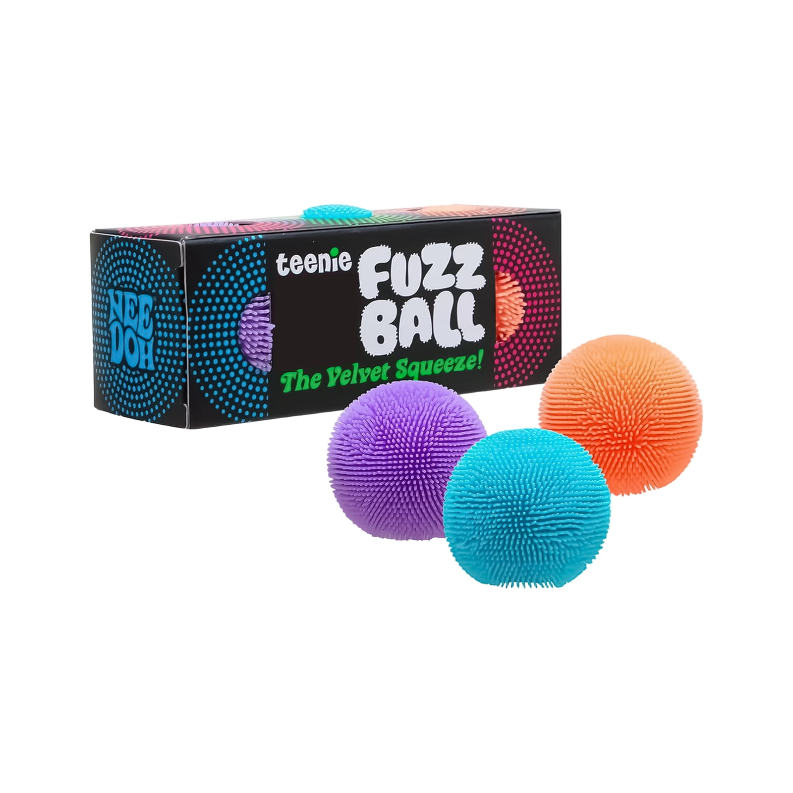 Click here for Squishyfoam Teenie Fuzz Ball Stress Ball 3-Pack Se... prices
