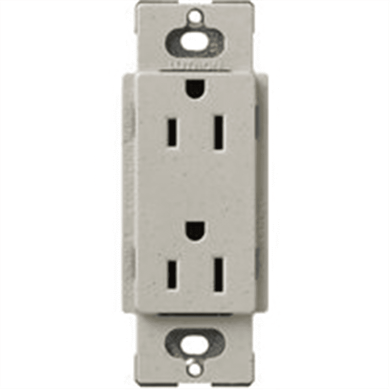 Lutron SCR-15-ST Satin Colors 15A Electrical Socket Duplex Receptacle ...