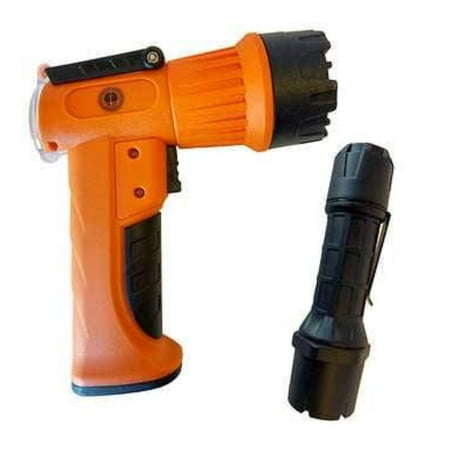 Rechargeable Mini Spotlight and Battery Operated Flashlight (1 AA ...