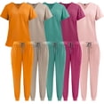 Medical Scrubs Set Unisex Surgical Uniform with Pockets for Student ...