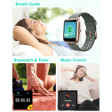 Willful Bluetooth Smart Watch, Heart Rate & Sleep Tracker, Android ...