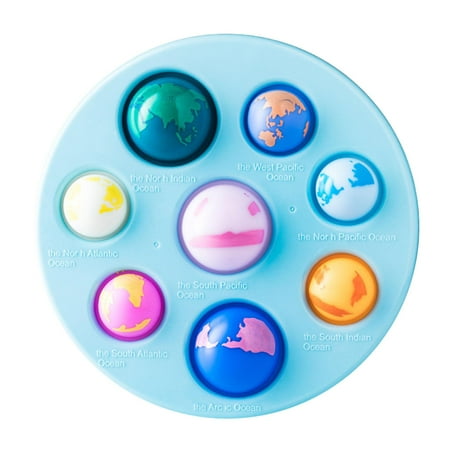 Dimple Educational World Map New Land Ocean Shape Fun Sensory Toy For ...