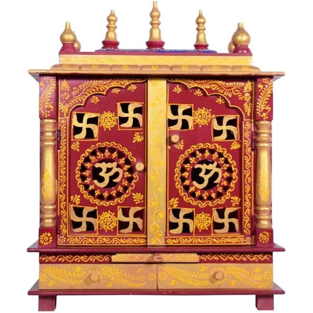 Jodhpur Handicrafts Home Temple/Pooja Mandir/Wooden Temple/Pooja Mandap ...