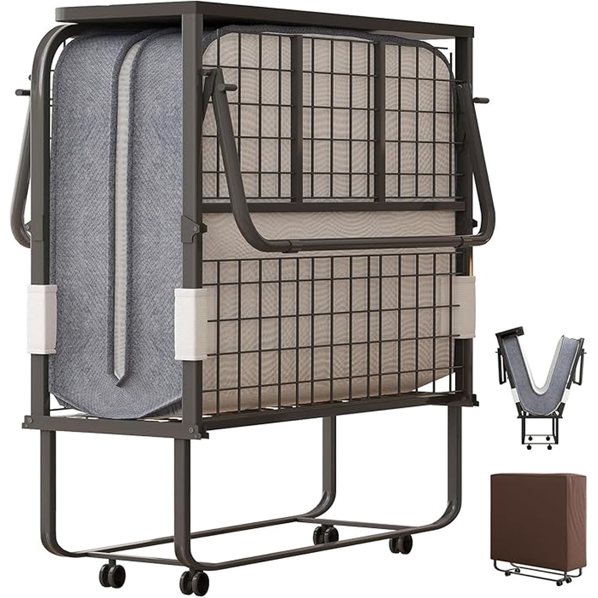 Click here for Puremind Folding Bed With 5 Inch Mattress Included... prices