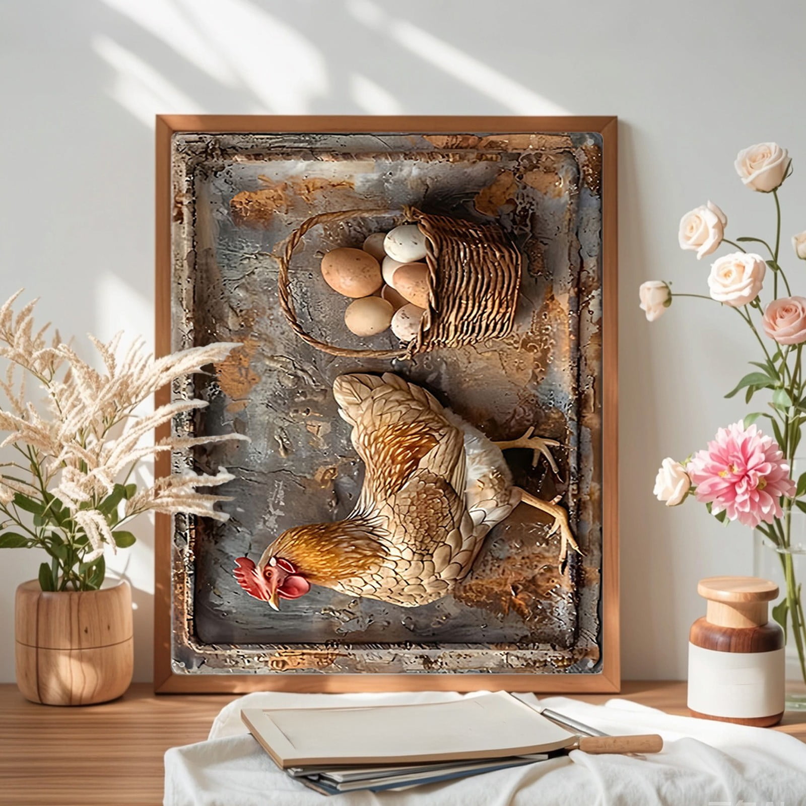 Click here for Halons Multicolor Iron Wall Art Decor 30x20cm Meta... prices