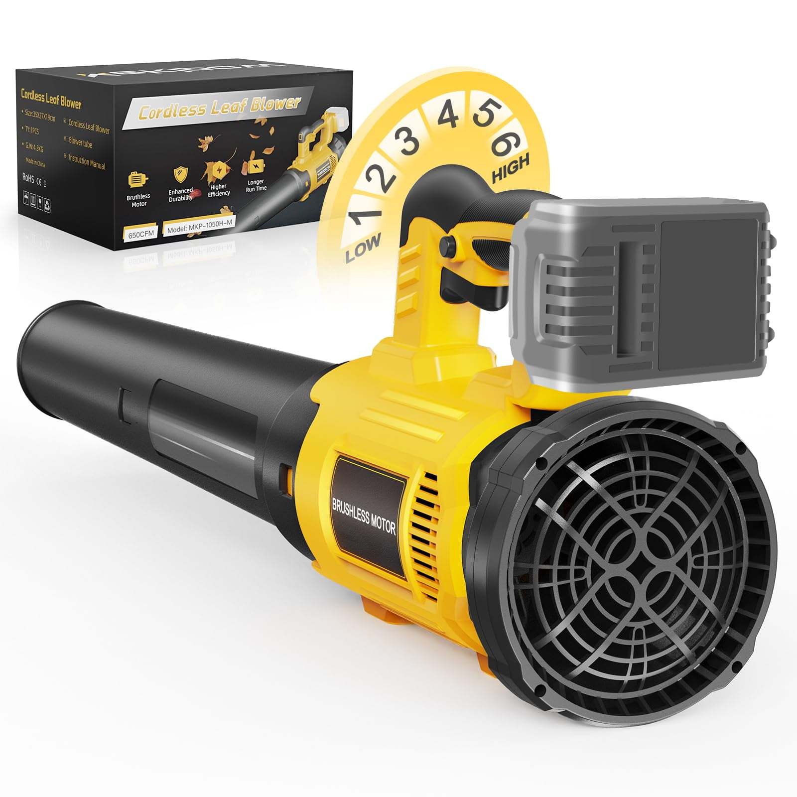 Click here for Mekipow Cordless Leaf Blower Fit For Dewalt  650 C... prices