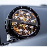 Rigid Industries 360-Series 6-inch LED Off-Road Round Amber Light ...
