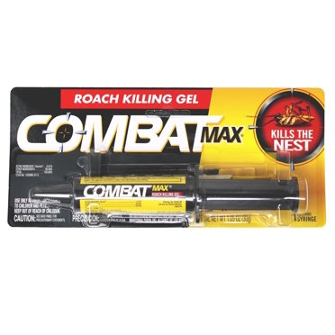 Combat Max Roach Killing Gel Syringe, Kills the Nest, 1 ct, 2.1 oz ...