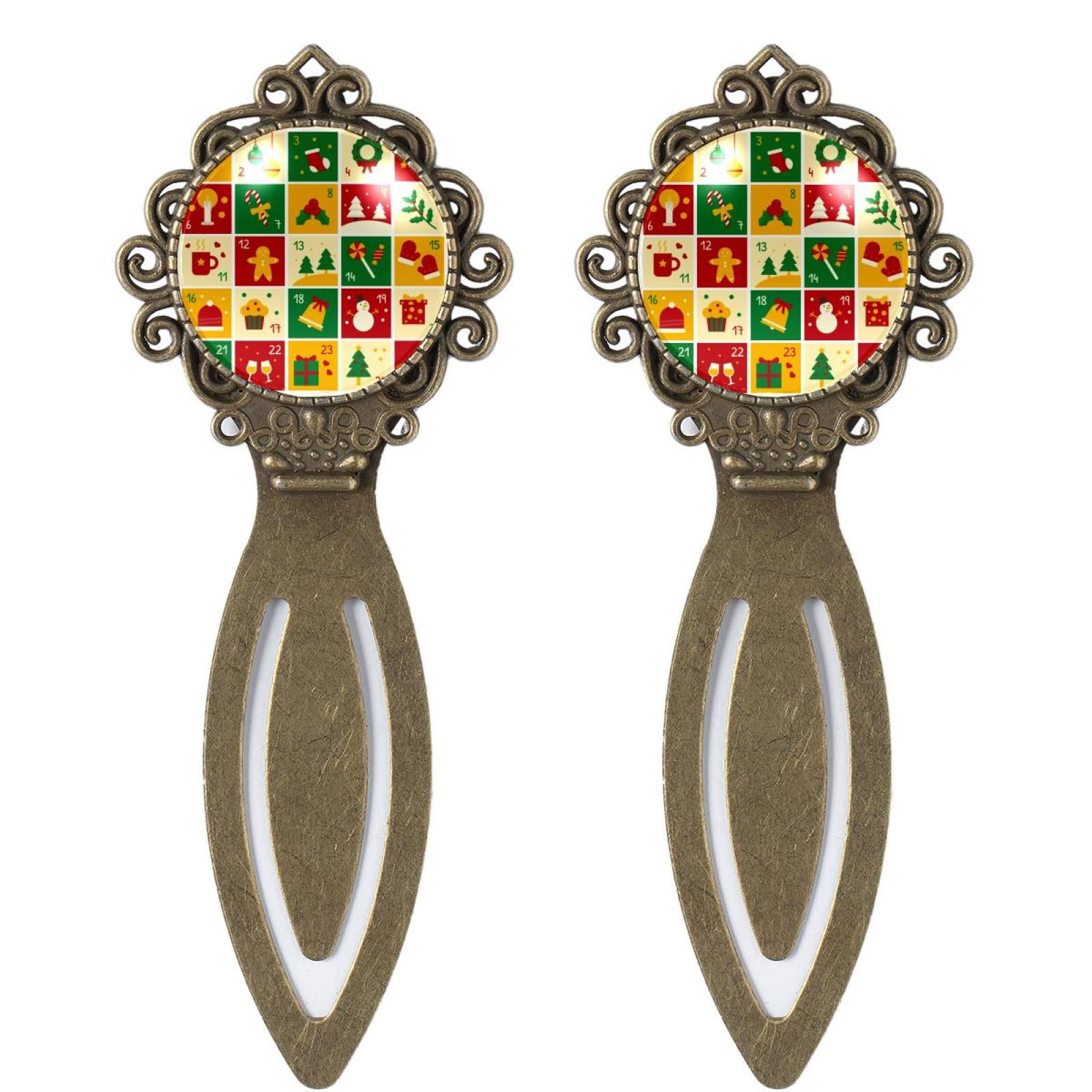 Bookmark Gift Box Set Vintage Bookmarks Page Holder with Crystal Glass ...