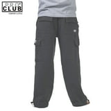 Pro Club Men's Heavyweight Fleece Cargo Sweatpants, Charcoal, Medium ...