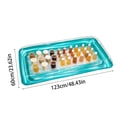 Inflatable Ice Serving Bar Floating Pool Cooler for Drinks and Snacks ...