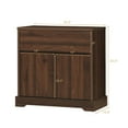 Gymax Buffet Sideboard Server Cupboard Cabinet Console Table W/ Storage ...