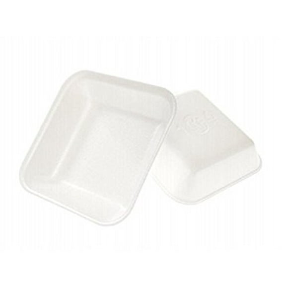 CKF 17SW, #17S White Foam Meat Trays, Disposable Standard Supermarket ...