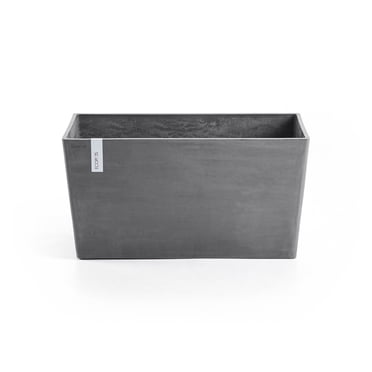 Ecopots Paris Durable Modern Plastic Rectangular Indoor/Outdoor Flower ...
