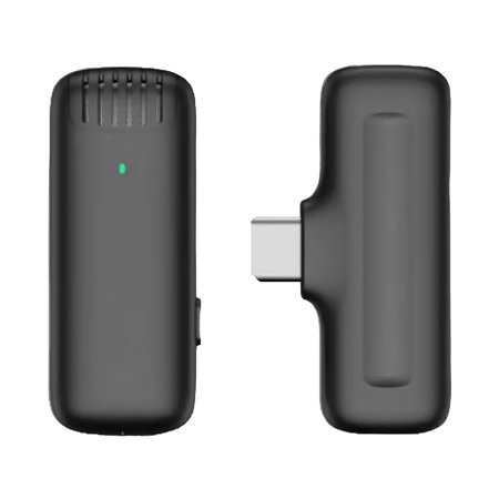 Wireless Microphone Portable Outdoor Rechargeable Clip Mic Noise ...