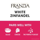 Franzia White Zinfandel Zinfandel Rose Wine, 3 L Bag in Box, 11% ABV ...