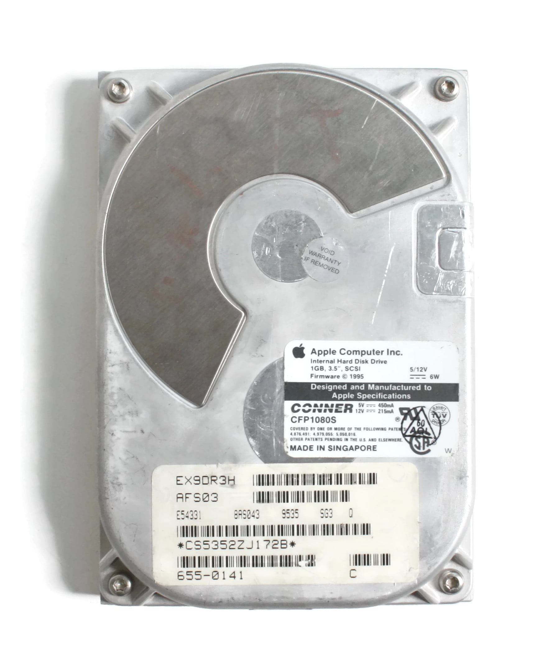 CONNER 1GB SCSI HDD CFP1080S, APPLE 655-0141 - Walmart.com