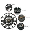 Infinity Instruments Roman Gear 15.5W x 15.5H in. Wall Clock - Walmart.com