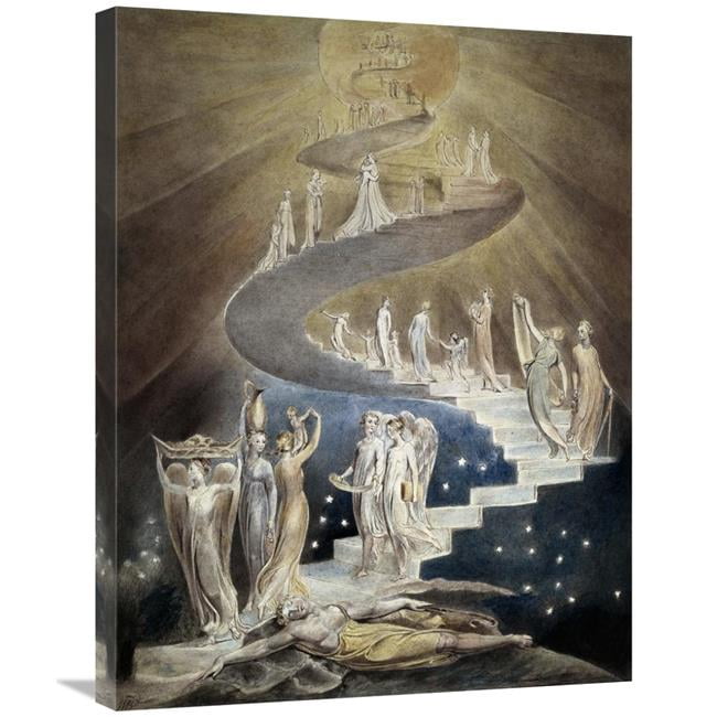 30 in. Jacobs Ladder Art Print - William Blake - Walmart.com - Walmart.com