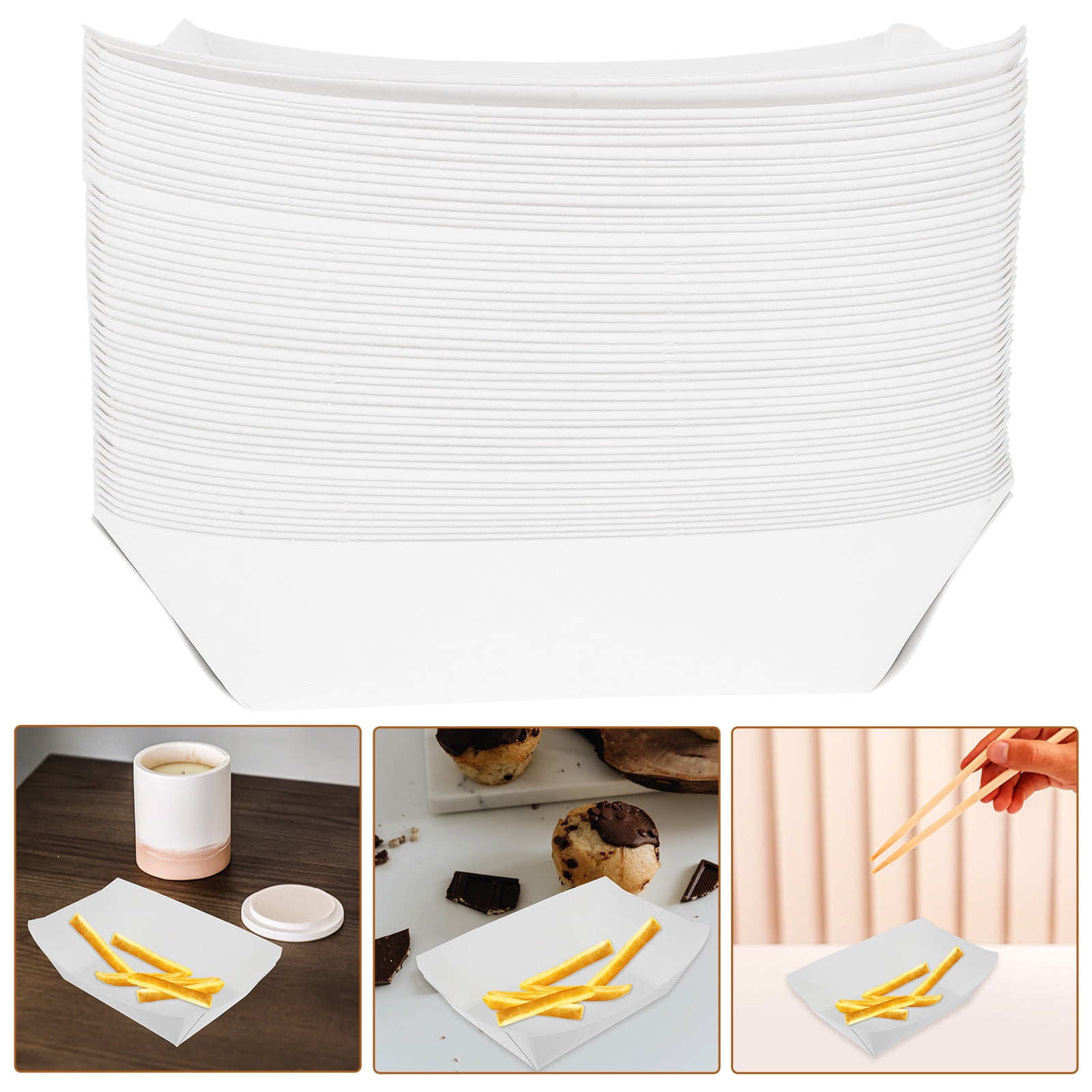 Click here for Ushobe 50pack French Fry Bowls Paper Food Storage... prices