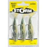 Storm WildEye Swim Shad 3" Fishing Lure 1/4oz Baby Bass 3pcs - Walmart.com