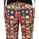 Garfield Comic Men's Odie Paneled Print Sleep Pajama Pants For Adults ...
