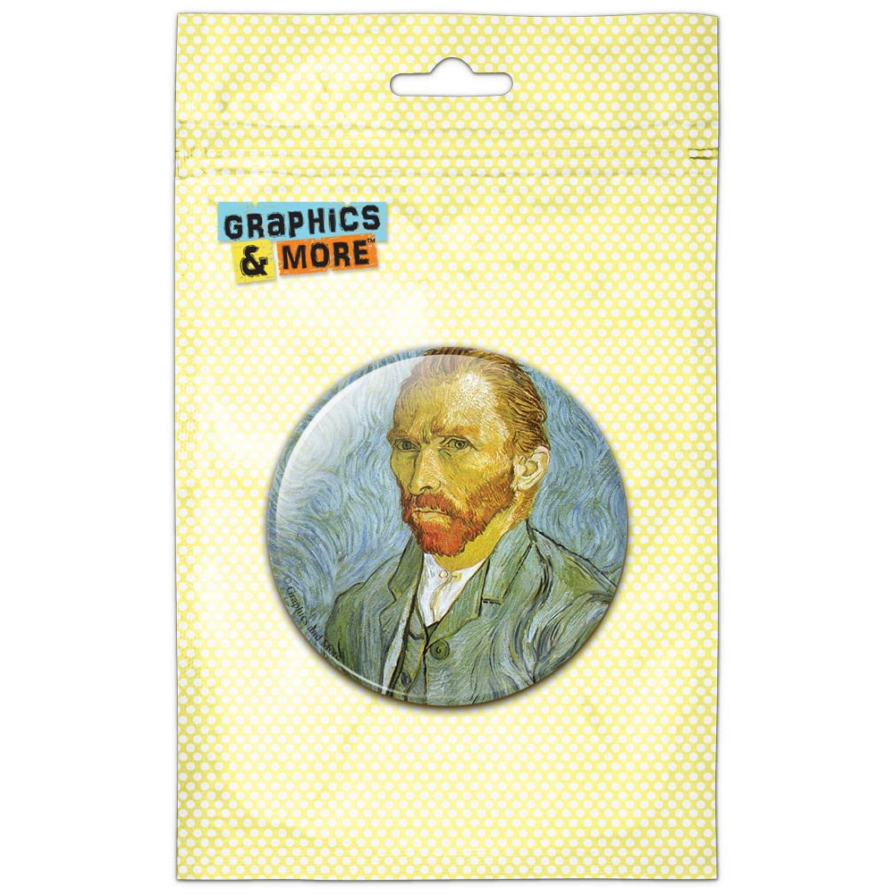 Self-Portrait Vincent van Gogh Refrigerator Button Magnet - Walmart.com