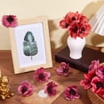 60Pcs 3 Colors Cloth Artificial Flower Heads Festival & Party Supplies ...