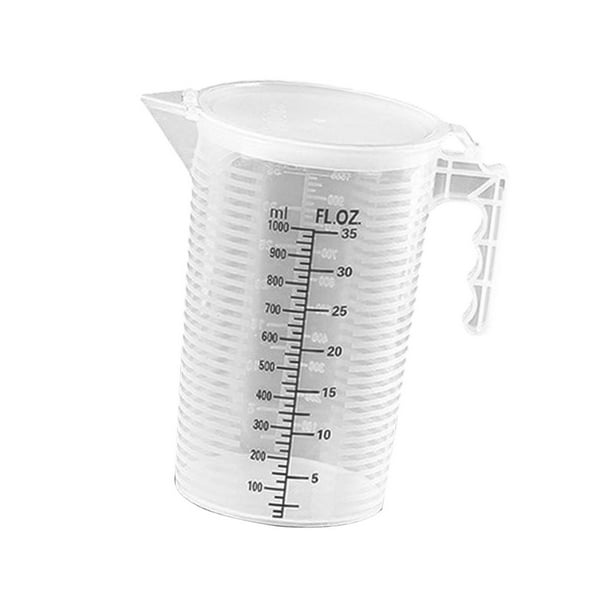 Esquirla Measuring Cup with Lid Baking Measuring Container with Handle ...