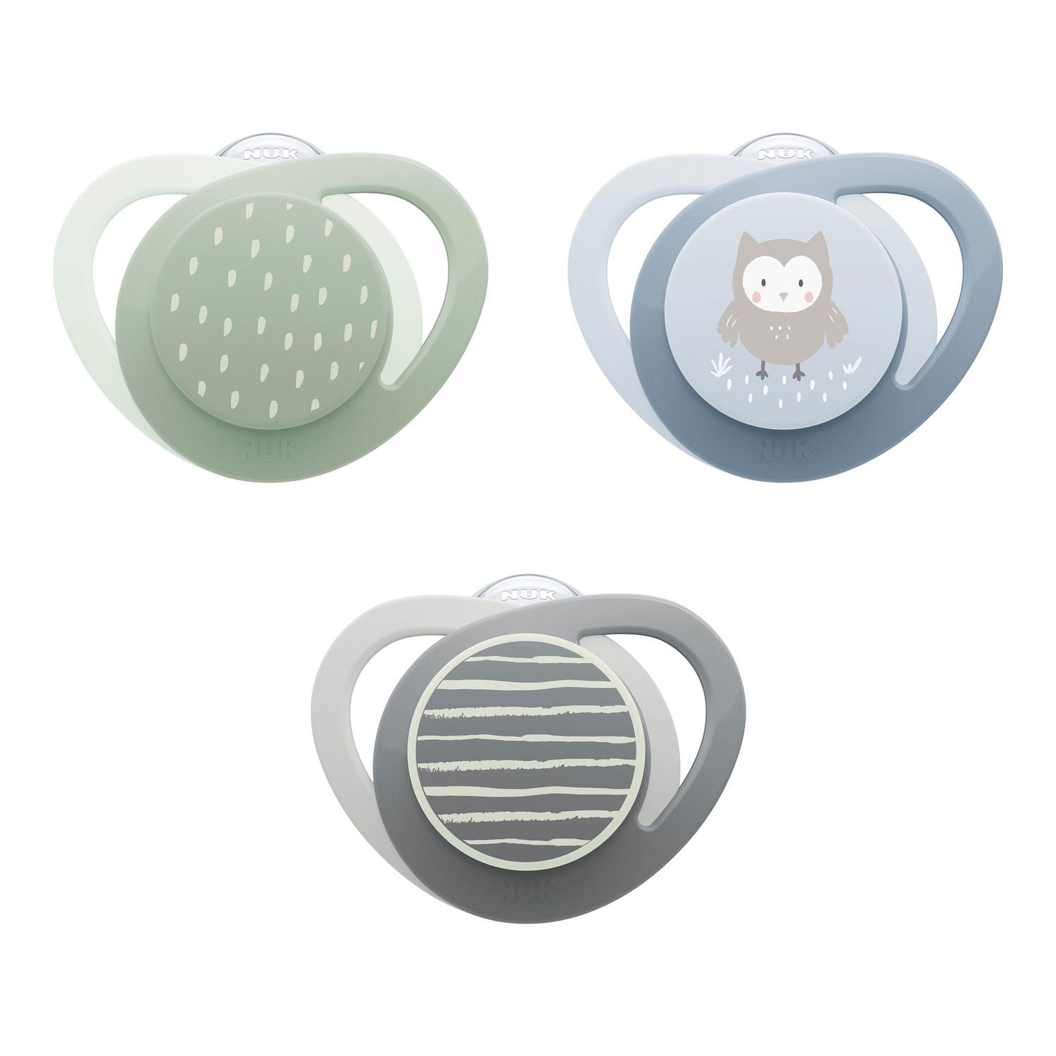 Click here for Nuk Glow-In-The-Dark Orthodontic Pacifiers  0-6 Mo... prices