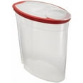 Flex and Seal Cereal Keeper, 1.5 Gallon, BPA-Free, Clear with Red Lid ...