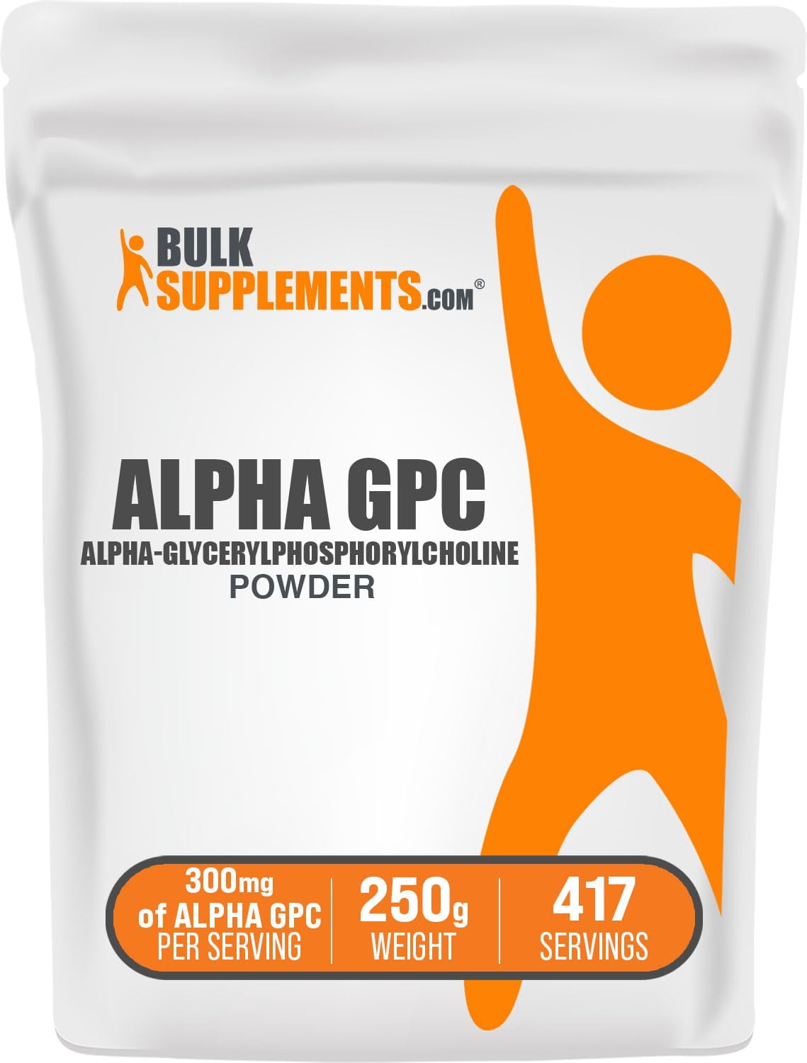 Polvo Alpha GPC de BulkSupplements.com, suplementos de colina, Alpha ...